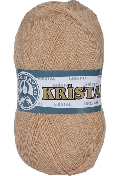 Ören Bayan Kristal El Örgü Ipi Sütlü Kahve 079