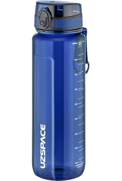 Uzspace Büyük Boy 950ML Şeffaf (Içindeki Sıvıyı Göstrir -Ölçü Skalalı)Tritan Su Matarası Uzspace Büyük Boy 950ML Şeffaf (Içindeki Sıvıyı Göstrir -Ölçü Skalalı)Tritan Su Matarası