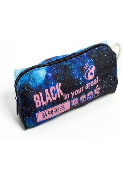 Muyoso Gökyüzü Baskılı Blackpink Kalemlik Makyaj Çantası