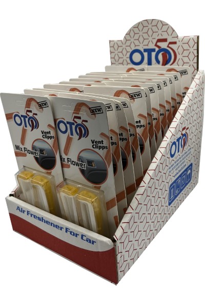 Oto 55 24'lü Mix Flower Clipps Koku 4'lü