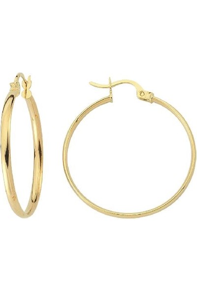 Altınbaş Altın Halka Küpe