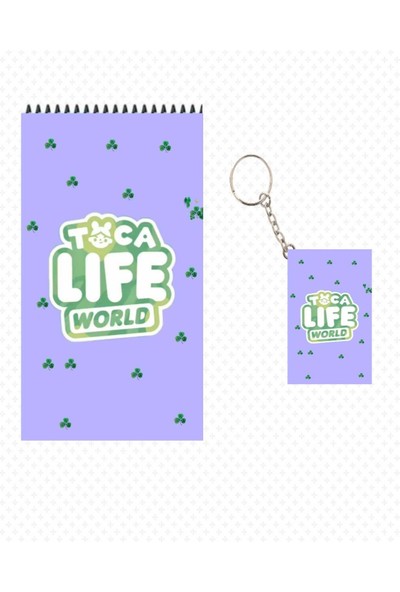Fernaxx Toca Life World Not Defteri ve Anahtarlık Dijital Baskı Özel Tasarım Fernaxx Toca Life World Not Defteri ve Anahtarlık Dijital Baskı Özel Tasarım