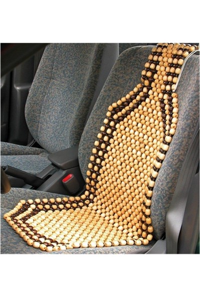 MasterCar Ahşap Boncuklu Minder Terletmez/üşütmez