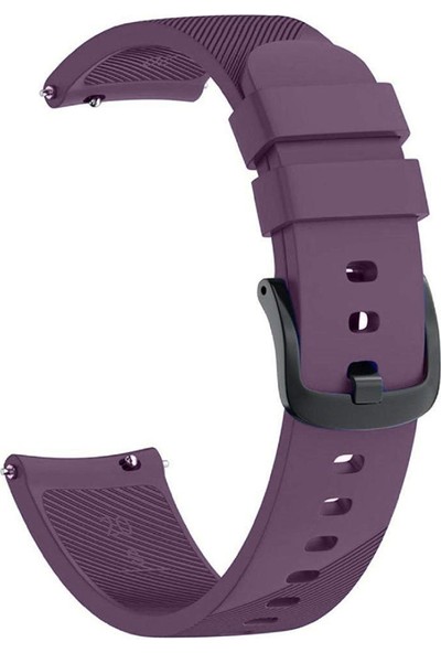 Markacase Samsung Galaxy Watch 4 40 mm R860 Için Silikon Kordon Mor Markacase Samsung Galaxy Watch 4 40 mm R860 Için Silikon Kordon Mor