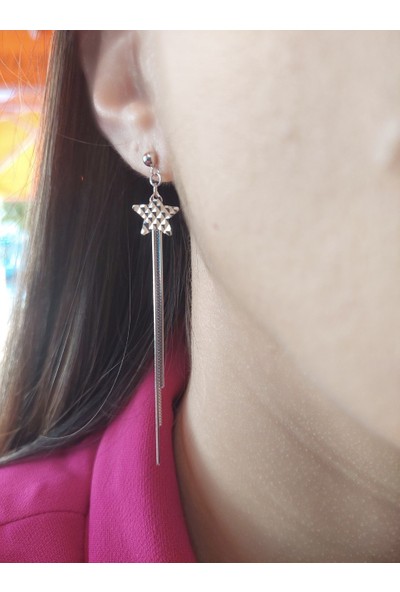 Noia Silver Sallantılı Yıldız Küpe