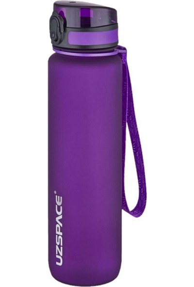 Uzspacetime Tritan  büyük Boy 28 cm 1000ML 1 Litre Su Matarası Bpa 3038 Mor Uzspacetime Tritan  büyük Boy 28 cm 1000ML 1 Litre Su Matarası Bpa 3038 Mor