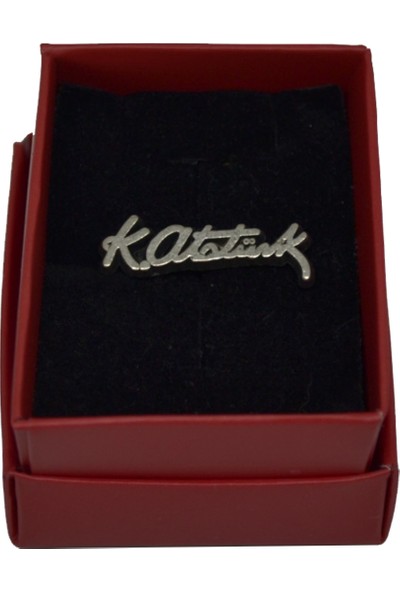 Asperas Grup Atatürk Imzalı Yaka Rozeti