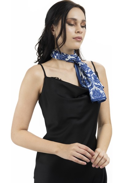 Sarar Kadın Inci Ipeği Desenli Fular-Bandana 30X130 cm Sarar Kadın Inci Ipeği Desenli Fular-Bandana 30X130 cm