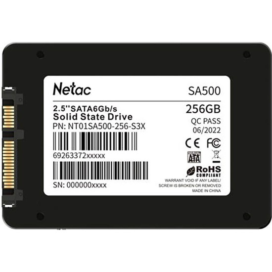Netac SA500 256GB 2.5 SSD Disk NT01SA500-256-S3X Fiyatı