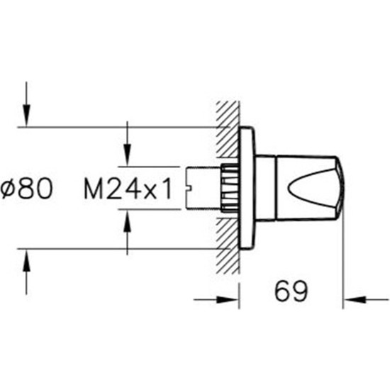 Grohe Angel Valves Ara Musluk 1/2" (10'lu Paket) 2201800M Fiyatı
