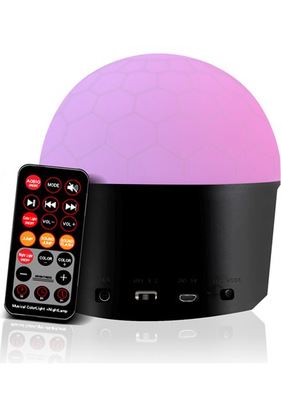 Kkmoon D C 5V 6W 9 L-Ed Bt Bağlı Mini Disko M-Agic Top Sahne Aydınlatması - Siyah (Yurt Dışından) Kkmoon D C 5V 6W 9 L-Ed Bt Bağlı Mini Disko M-Agic Top Sahne Aydınlatması - Siyah (Yurt Dışından)