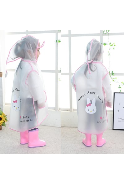 İstanbul Store Okul Çantası ile Küçük Dinozor Çocuk Yağmurluk (Yurt Dışından)