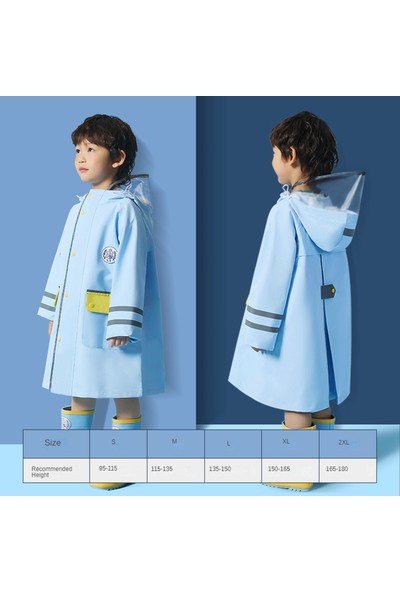 İstanbul Store Okul Çantası ile Çocuk Yağmurluk Düz Renk (Yurt Dışından) İstanbul Store Okul Çantası ile Çocuk Yağmurluk Düz Renk (Yurt Dışından)