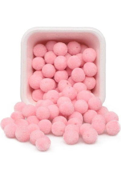 Pulsan Kadife Boncuk 8 mm 50 gr Pembe Pulsan Kadife Boncuk 8 mm 50 gr Pembe