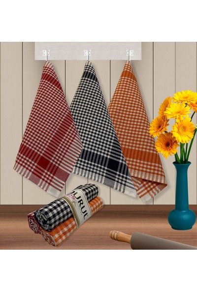 Durul Kareli Kurulama Bezi 3 Lü