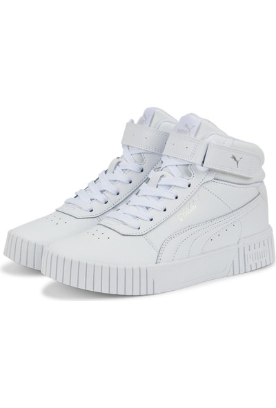 Puma Carina 2.0 Mid Kadın Boğazlı Sneaker Beyaz 38737602 35.5 - Beyaz