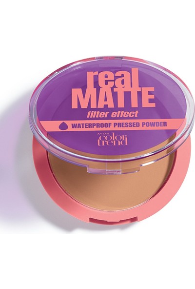 Avon Color Trend Real Matte Filter Effect Pudra - Neutral Medium 1223342 Avon Color Trend Real Matte Filter Effect Pudra - Neutral Medium 1223342