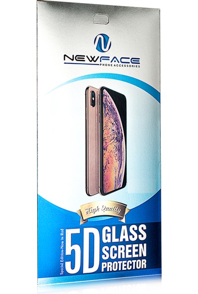 iPhone Se 2020 5d Cam Ekran Koruyucu - Siyah