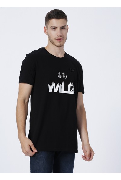 The Crow Bisiklet Yaka Siyah Unisex T-Shirt Wild The Crow Bisiklet Yaka Siyah Unisex T-Shirt Wild