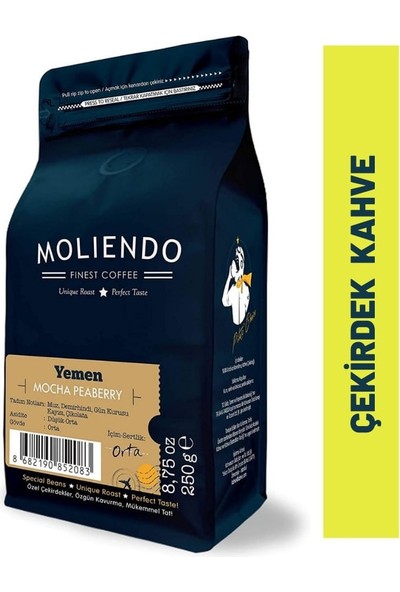 Moliendo Yemen Mocha Yöresel Çekirdek Kahve 250 gr