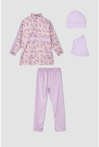 DeFacto Relax Fit Desenli Tesettür Mayo X0534AZ22SM DeFacto Relax Fit Desenli Tesettür Mayo X0534AZ22SM