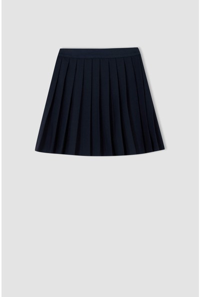 DeFacto Kız Çocuk Okula Dönüş Pileli Etek X6321A622AU