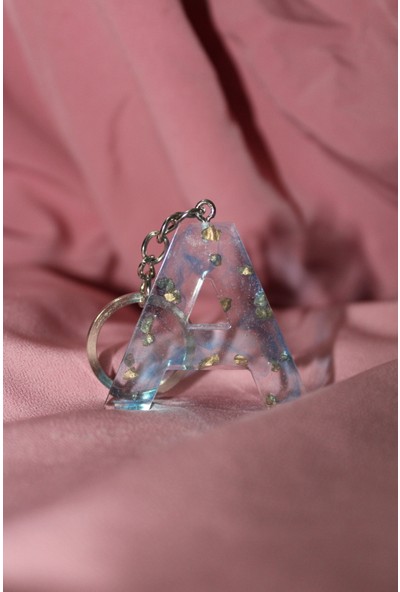 Minimoon Epoksi Harf Anahtarlık -A