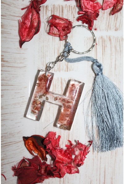 Minimoon Epoksi Harf Anahtarlık -H