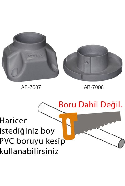 Altebox (AB-7007/8-G) Gri Acrobat Seti