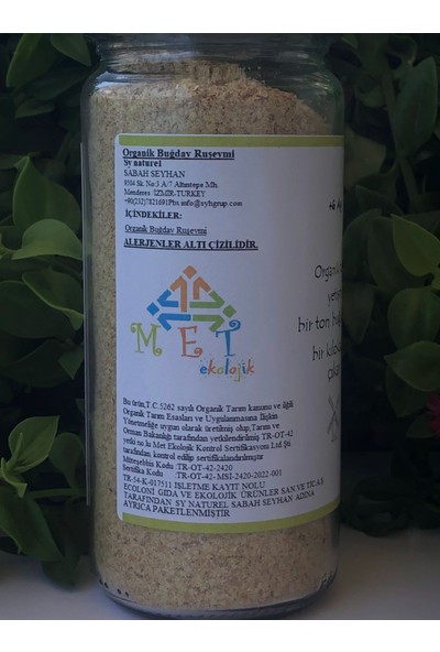 Sy Naturel Organik Buğday Ruşeymi 180GR