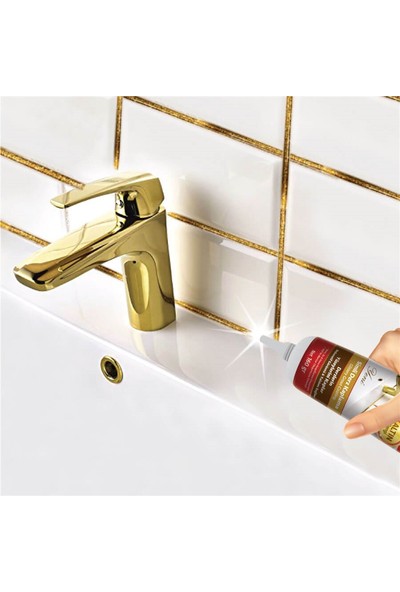 Elfa Ticaret Gold Simli Derz Dolgusu - Lavabo Küvet Fayans Derzi Altın Sarısı Elfa Ticaret Gold Simli Derz Dolgusu - Lavabo Küvet Fayans Derzi Altın Sarısı