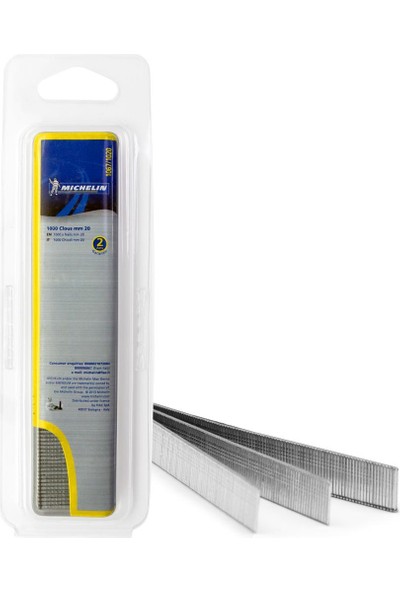 Michelin MCF1020 20MM 1000 Adet F/e/j/8 Serisi Ağır Hizmet Tipi Kesik Başlı Çivi Michelin MCF1020 20MM 1000 Adet F/e/j/8 Serisi Ağır Hizmet Tipi Kesik Başlı Çivi