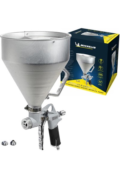 Michelin MCF0740 5lt. Alüminyum Depo Profesyonel Fasarit Tabancası Michelin MCF0740 5lt. Alüminyum Depo Profesyonel Fasarit Tabancası