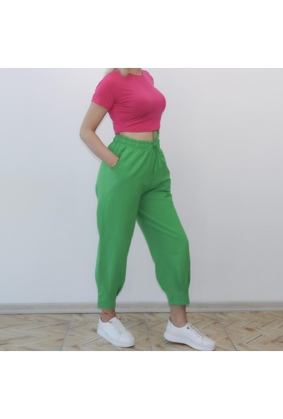 My Bonito Butik Kadın Yeşil Paça Pens Detaylı Yüksek Bel Keten Pantolon My Bonito Butik Kadın Yeşil Paça Pens Detaylı Yüksek Bel Keten Pantolon