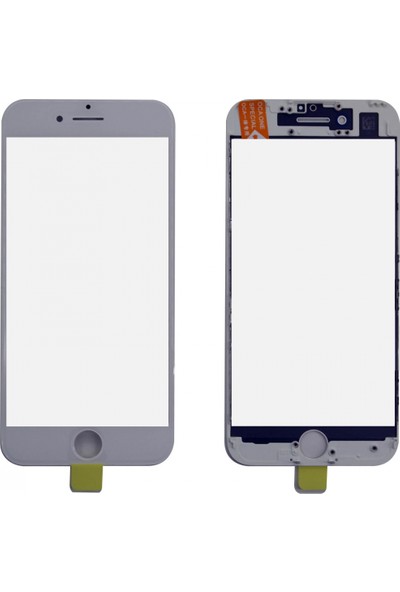 Nettech Apple iPhone 8 Uyumlu Dokunmatik Lens + Oca + Çerçeve Nettech Apple iPhone 8 Uyumlu Dokunmatik Lens + Oca + Çerçeve