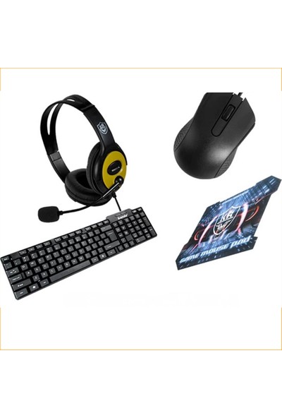 Wonex GM040 Oyuncu Kulaklığı Siyah