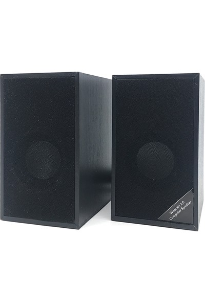 Hadron D9C Hoparlör 1+1 Ahşap Speaker Bilgisayar Ses Sistemi Hadron D9C Hoparlör 1+1 Ahşap Speaker Bilgisayar Ses Sistemi