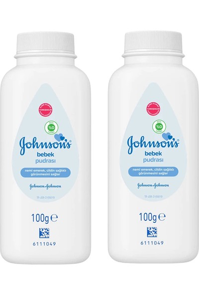 Johnsons Baby Bebek Pudrası 100 gr 2 Adet Johnsons Baby Bebek Pudrası 100 gr 2 Adet