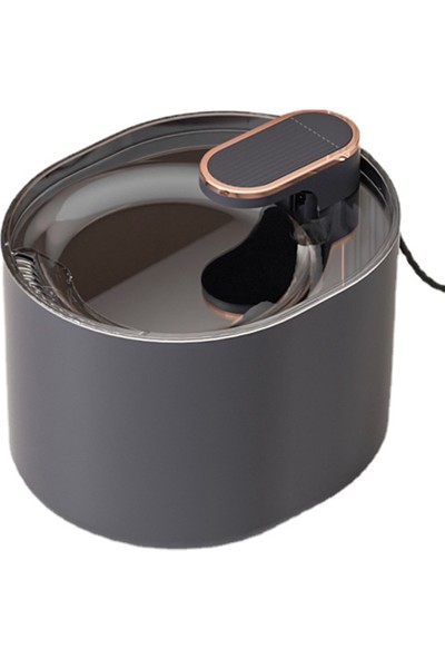 Electronicword 1.5l USB Sessiz Evcil Hayvan Su Pınarı - Siyah (Yurtdışından)