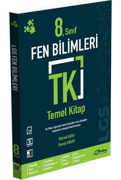 Berkay Yayınları 8. Sınıf TK Fen Bilimleri Temel Kitap