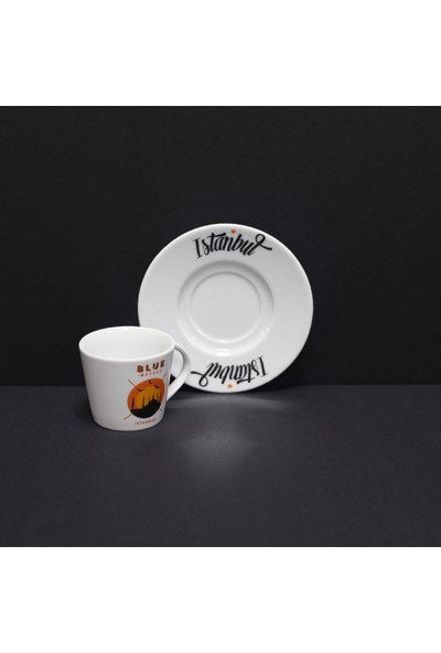 Root Ceramic Sultanahmet Türk Kahvesi Fincanı ve Tabağı Root Ceramic Sultanahmet Türk Kahvesi Fincanı ve Tabağı