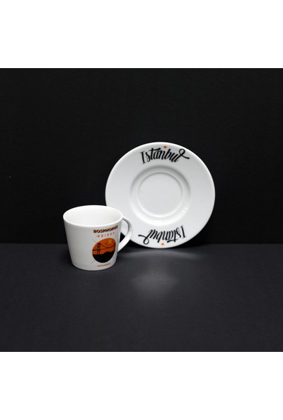Root Ceramic Istanbul Boğazı Türk Kahvesi Fincanı ve Tabağı Root Ceramic Istanbul Boğazı Türk Kahvesi Fincanı ve Tabağı