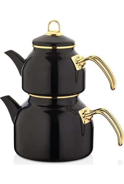 Falez Emirgan Emaye Çaydanlık Takımı 1,2 Lt + 2,5 Lt Emc 1001 Falez Emirgan Emaye Çaydanlık Takımı 1,2 Lt + 2,5 Lt Emc 1001