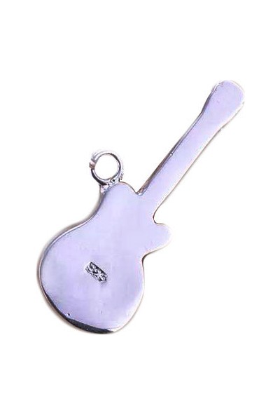 Exotic Home Hediyelik Gitar Kolye Ucu Gümüş Gku