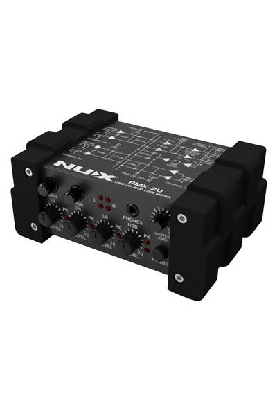 Exotic Home Çoklu Kanal Mini Mikser USB Nux Pmx-2u Exotic Home Çoklu Kanal Mini Mikser USB Nux Pmx-2u
