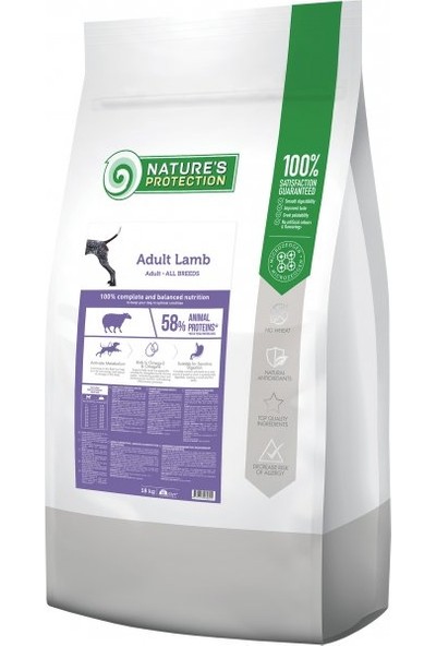 Natures Protection Nature's Protection Yetşkin Kuzulu Köpek Maması 18 Kg.petmix Natures Protection Nature's Protection Yetşkin Kuzulu Köpek Maması 18 Kg.petmix