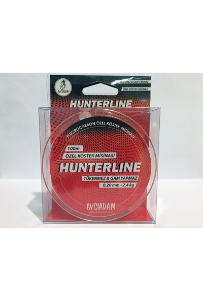 Avcıadam Hunterlıne 0,20MM - 2.4kg 100M Fluorocarbon Köstek Misinası Avcıadam Hunterlıne 0,20MM - 2.4kg 100M Fluorocarbon Köstek Misinası