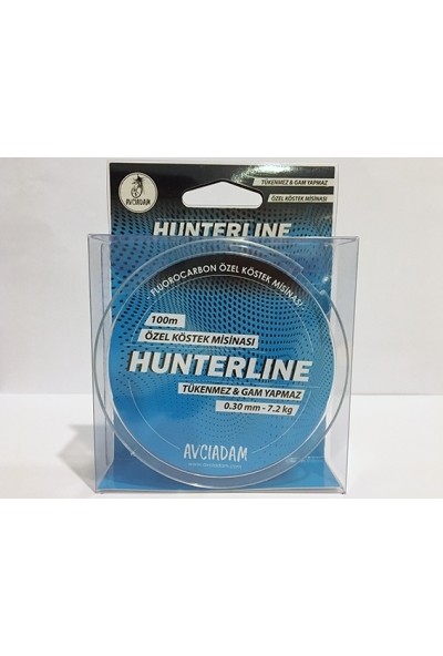 Avcıadam Hunterlıne 0,30MM - 7.2kg 100M Fluorocarbon Köstek Misinası Avcıadam Hunterlıne 0,30MM - 7.2kg 100M Fluorocarbon Köstek Misinası