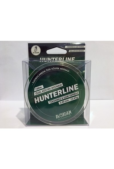 Avcıadam Hunterlıne 0,40MM - 23.4kg 100M Fluorocarbon Köstek Misinası Avcıadam Hunterlıne 0,40MM - 23.4kg 100M Fluorocarbon Köstek Misinası
