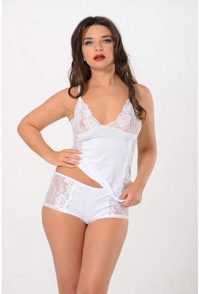 Sistina 3018 Beyaz Atlet Sort Takım Beyaz Renk S/m Beden Sistina 3018 Beyaz Atlet Sort Takım Beyaz Renk S/m Beden